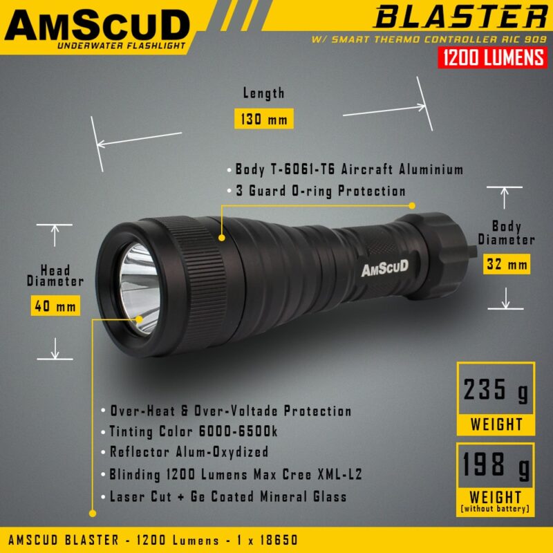 AmScuD Dive Light Blaster – AmScuD – Premium Meets Value