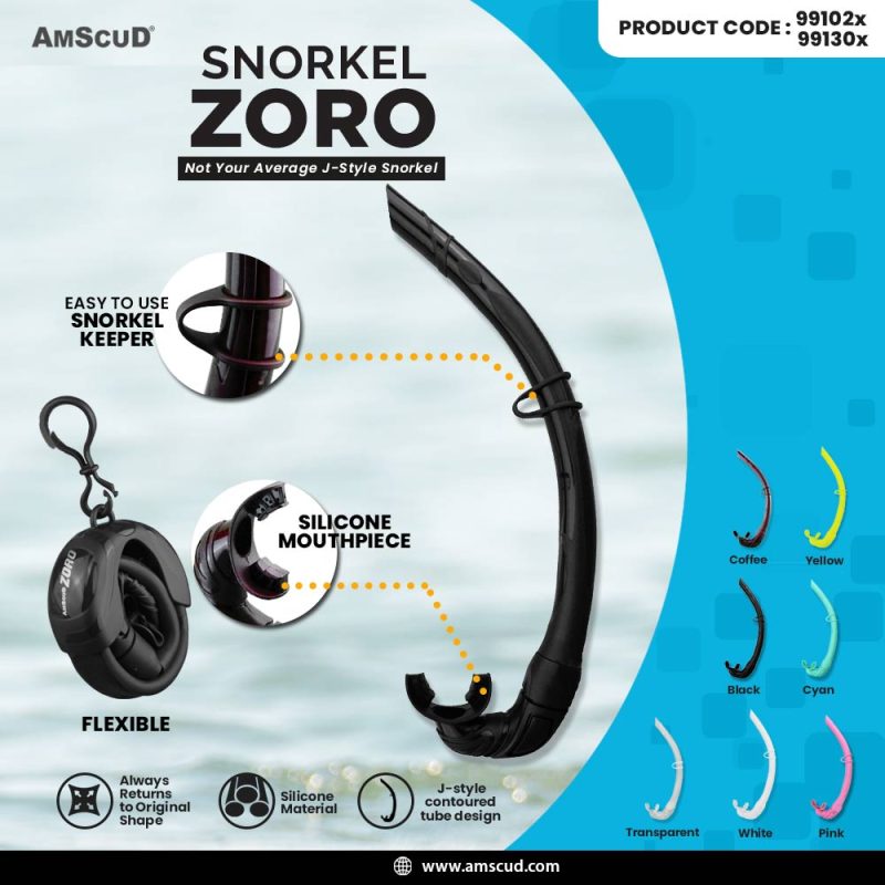 AmScud Combo Set Mask + Snorkel Zoro – AmScuD – Premium Meets Value